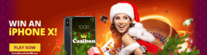 Casibon Casino New Year Win an iPhone X Raffle – Casino Bonus Codes 365