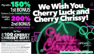 Uptown Pokies Cherry Chrissy Promo – Casino Bonus Codes 365
