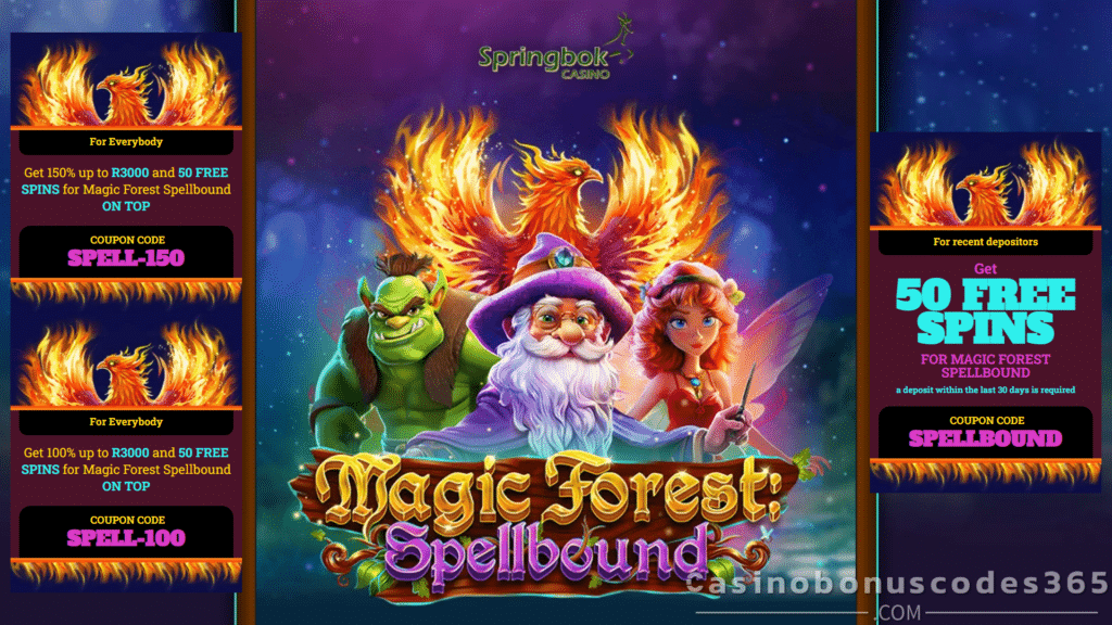 Springbok Casino Magic Forest: Spellbound New SpinLogic Gaming Game ...